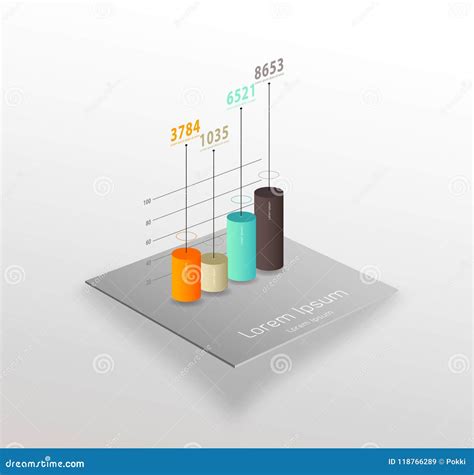 Column Graph Chart Template For Infographics Cartoon Vector CartoonDealer Com