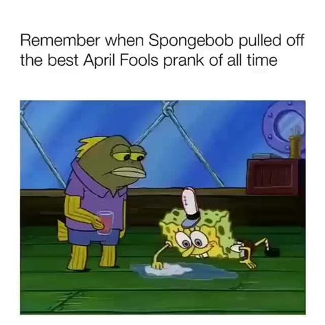 April Fools Spongebob