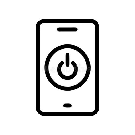 power button icon set flat modern ui symbols for device startup