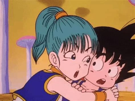 Bulma And Goku Bulma And Goten Goku Touching Bulma Goku And Bulma Love