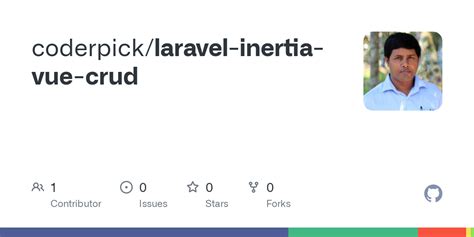 Github Coderpicklaravel Inertia Vue Crud