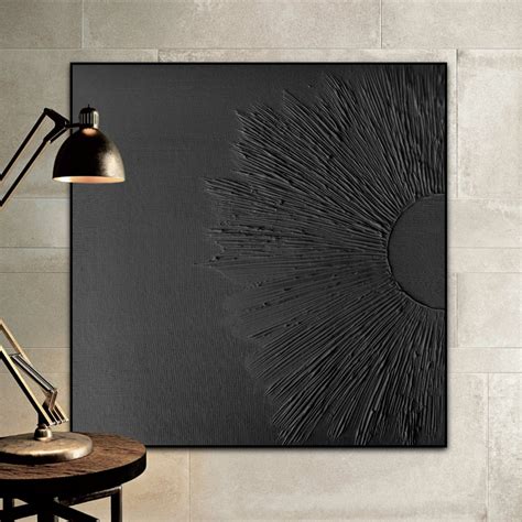Plaster Wall Art Wabisabi Wabi Sabi Wall Art Black Large Etsy Artofit