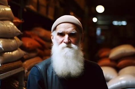 Premium Photo Old Turkish Man At Market Neural Network Ai Generated Art