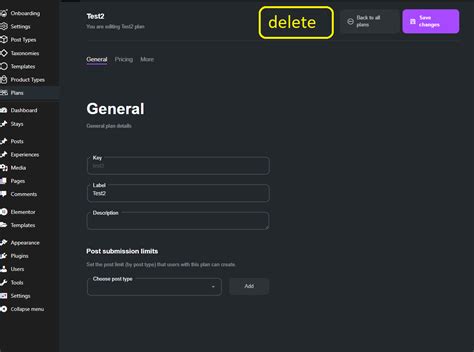 Cannot Delete Plans VOXEL
