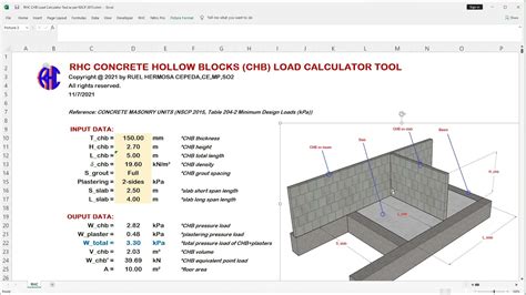 RHC CHB Load Calculator Tool As Per NSCP YouTube