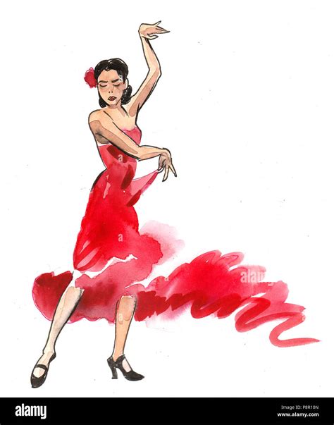 Flamenco Dance Drawing
