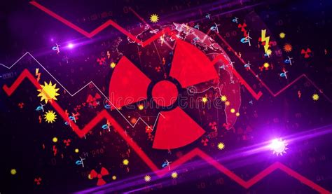 Energy And Global Decarbonization On Digital Globe Background Stock Illustration Illustration