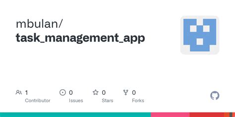 GitHub Mbulan Task Management App