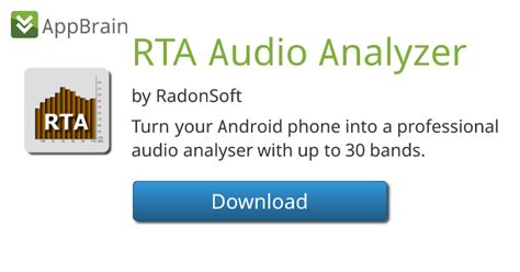 Rta Audio Analyzer For Android App Stats And Insights