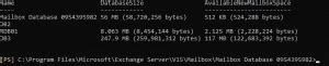 Defrag Exchange Mailbox Database Using PowerShell Cmdlets