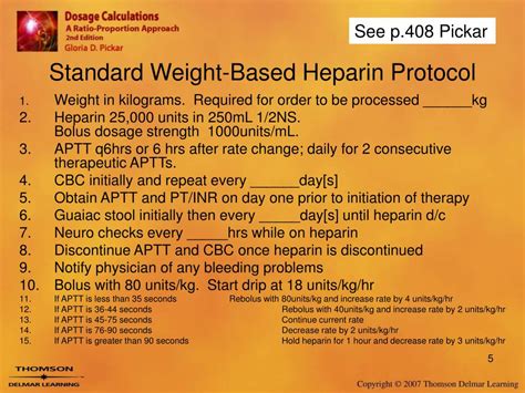 Standard Weight Based Heparin Protocol Worksheet At Madeline Mair Blog