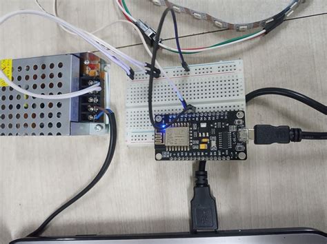Esp Control Animasi Addressable Led Strip Ws Via Web Menggunakan Websocket