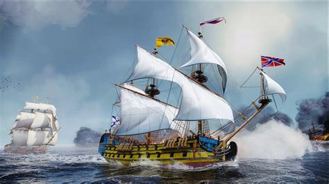 Российский линейный корабль Полтава в бою · бесплатная фотография от Danastr картинки и обои