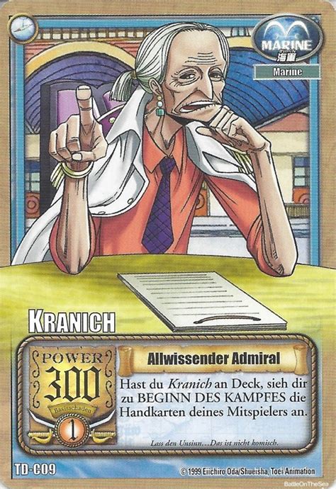 Td One Piece Kartenliste