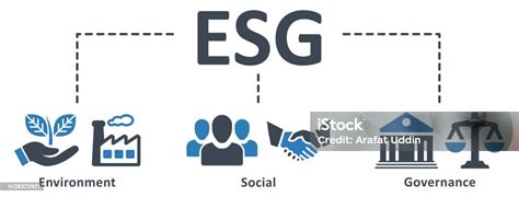 Esg 아이콘벡터 일러스트 레이 션입니다 환경 사회 지배 구조 기업 지속 가능성 성능 생태 인포 그래픽 서식 파일 프레 젠 테이