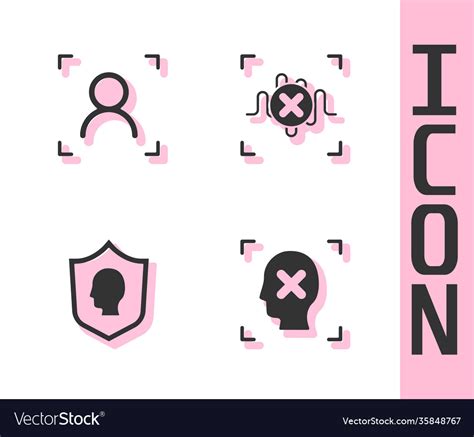Set Rejection Face Recognition Face User Vector Image