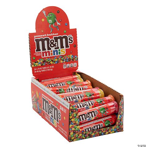 Peanut Butter Mandms® Minis Tubes 24 Pc Oriental Trading