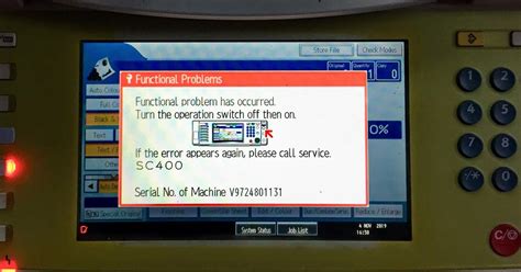 How To Solve Error Code Sc400 In Ricoh Mpc2552 CORONA TECHNICAL