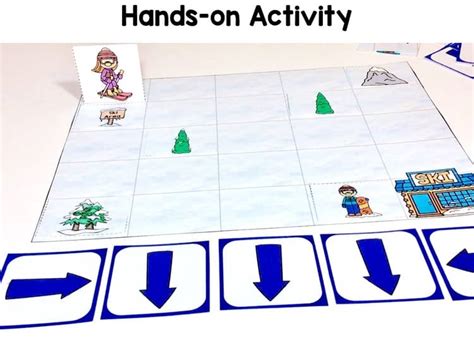Winter Coding Activities Printable Unplugged Worksheets Mats The Hour Of Code