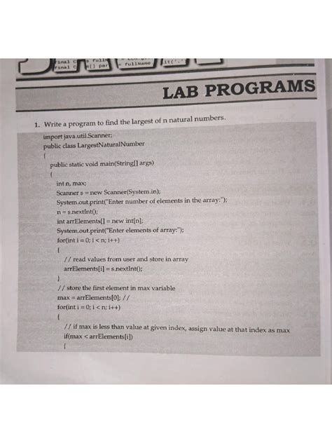 Java Lab Programs Pdf
