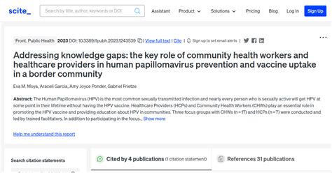 Addressing Knowledge Gaps The Key Role Of Community Health Workers And