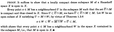 General Topology Intersection Between A Compact And A Locally Compact