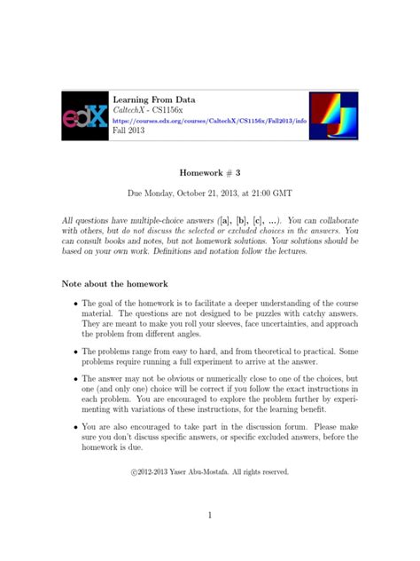 hw3 machine learning pdf machine learning applied mathematics