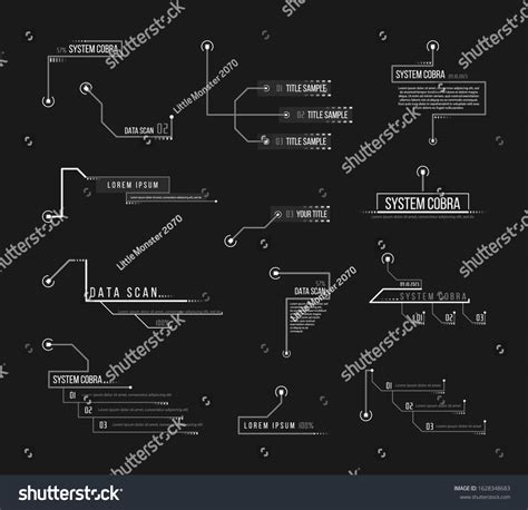 Callout Headers Vector Illustration Callout Headers Stock Vector