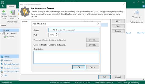integrate entrust keycontrol with veeam backup and replication nshield