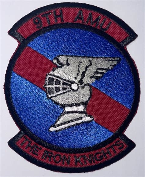 Usaf 9th Amu The Iron Knights Patch Decal Patch Co