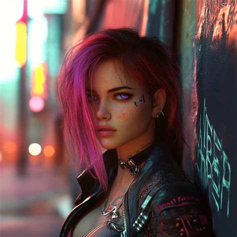 Cyberpunk 2077 Girl By 1shef1 On Deviantart