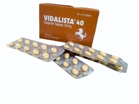 Vidalista 40mg Tablets at best price in New Delhi by Modern Times ...