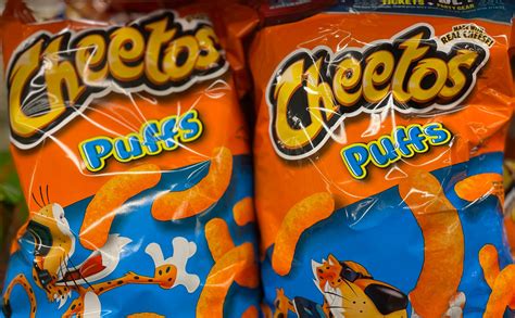 Cheetos Puffs Logo Cheetos Puffs Cheese Snacks 0875 Oz 50 Pk