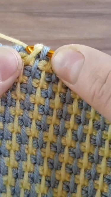 Двухцветный тунисский узор крючком Crochet Tunisian Crochet Patterns Crochet Projects