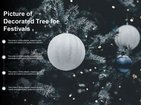 Picture Of Decorated Tree For Festivals Ppt Powerpoint Presentation Summary Structure