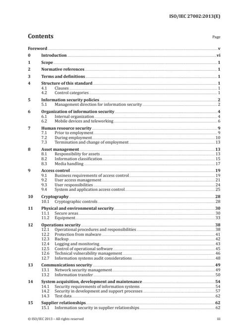 ISO IEC Information Technology Security Techniques Code Of Practice For Information
