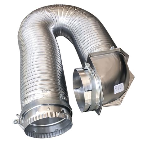 Builders Best Ul Transition Duct Single Elbow Kit 4in X 8ft