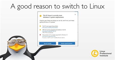 Linux Bsd Windows11 Win11 Tpm Uefi Os Linux Professional Institute Lpi 17 Comments