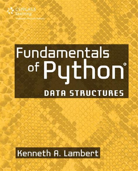 Fundamentals Of Python Data Structures Digital Instant Download Ebook
