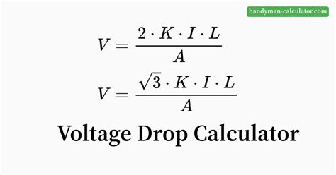Voltage Drop Calculator Determine Wire Size And Loss For Nec Compliant Circuits