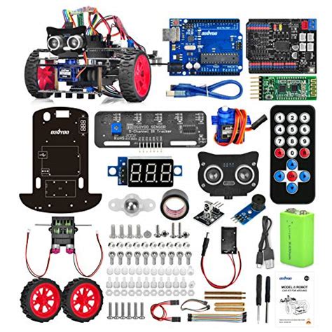 OSOYOO Model 3 Smart Robotauto Bouwpakket V2 0 Compatibel Met Arduino