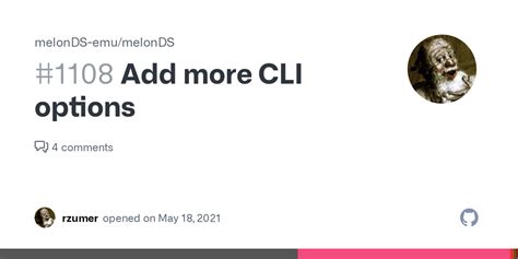 add more cli options · issue 1108 · melonds emu melonds · github
