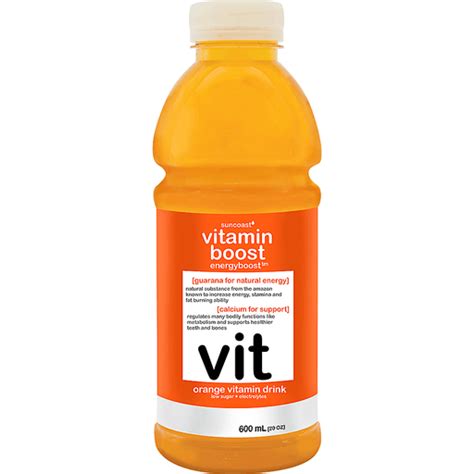 Vitamin Orange Energy Boost 600ml Juices Walter Mart
