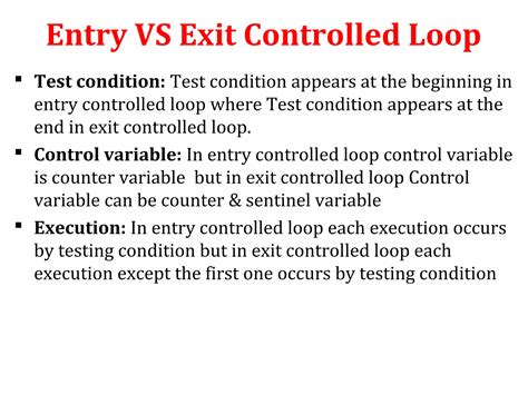 Decision Making And Looping Ppt Programming Languages Computing