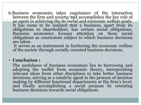 Definition Nature Scope And Significance Of Economics Business