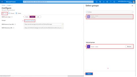 intune guide post 3 configure mdm authority user scope mam user scope