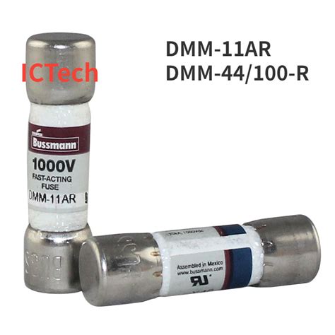 1 Piece Fluke Dmm 11ar Dmm 44 100 R Multimeter Fuse 11a 440ma 1000v Bussmann New Original