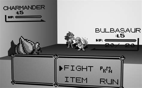 Bulbasaur Charmander Battle Pixel Art Pokémon Video Games Hd