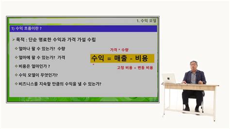 이도준 교수 아이디어 사업화 프로세스 제5장 Part 1 수익모델 1 Youtube