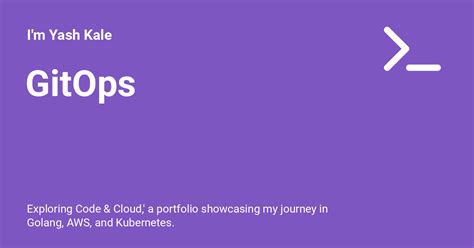 Gitops Im Yash Kale